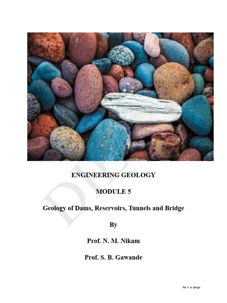 Engineering Geology - Civil Engineering | PDF | Dam | Fault (Geology)