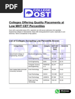 DRCC College List 2024 | PDF | Engineering | Computing