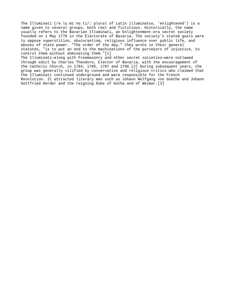 Illuminati | PDF