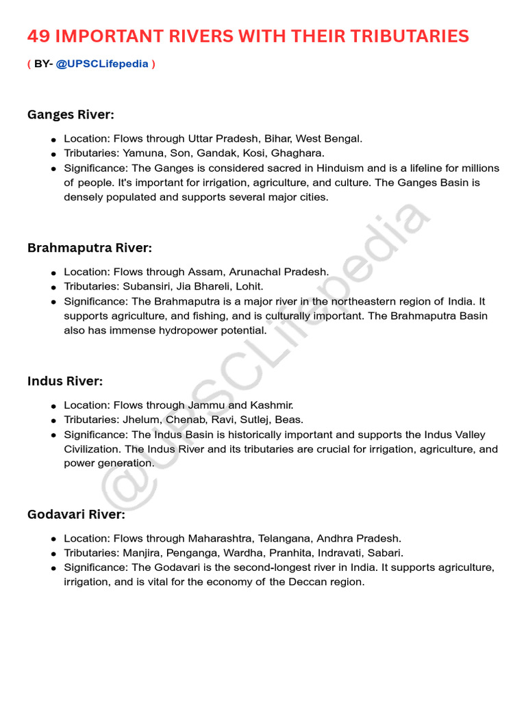 Origin and Significance of Malaprabha River | PDF | Water | Fluvial ...