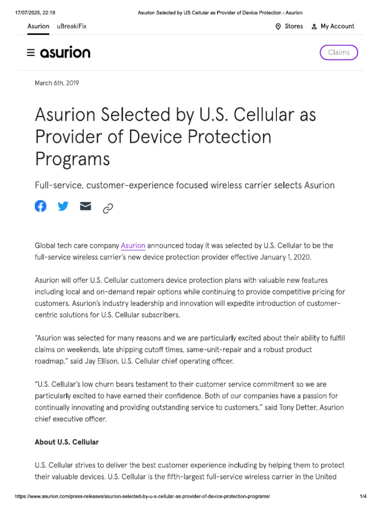 Asurion 1 | PDF