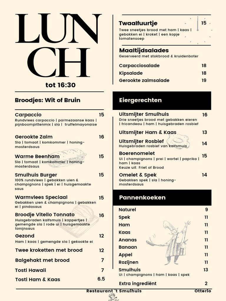 Restaurant Menukaart | PDF