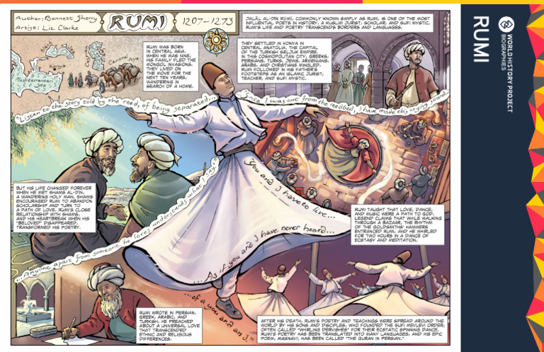 Rumi Graphic Biography | PDF