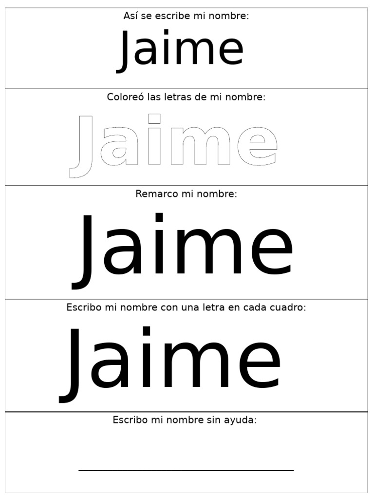 Actividad de Evaluación de Escritura Nombre | PDF
