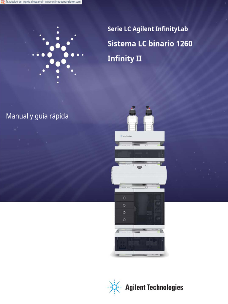 Manual del Sistema LC Agilent 1260 II | PDF | Software