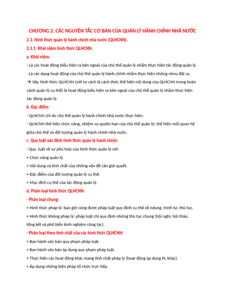 Chương 2 HC1 | PDF