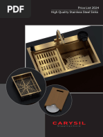 Nirali Kitchen Sinks Cata Cum Pricelist1 | PDF