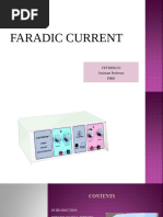 Faradic and Galvanic Application Technique PDF | PDF | Physical Therapy | Therapy