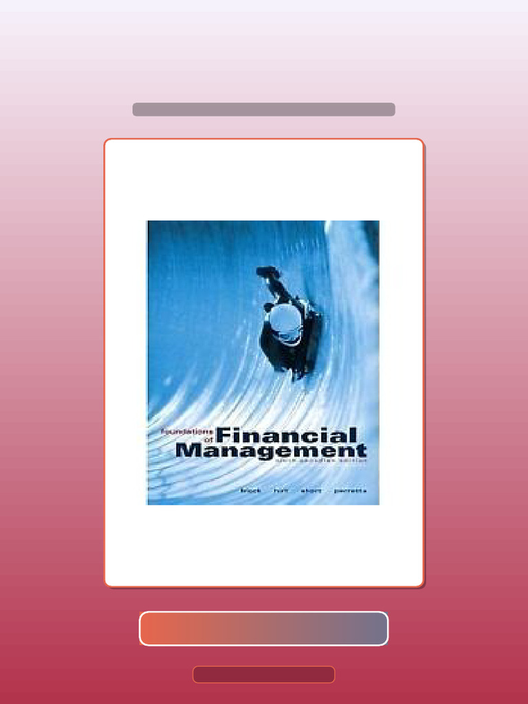 Foundations of Financial Management Block Hirt Danielsen Short Perretta 9th Canadian Edition | PDF