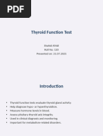 Thyroid Function Test TFT Interpretation | PDF | Thyroid Stimulating ...
