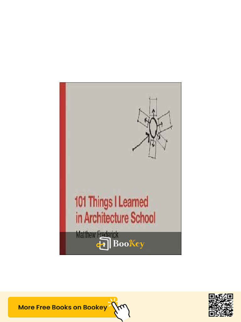 101 Things I Learned in Architecture School PDF | PDF | Drawing | Design