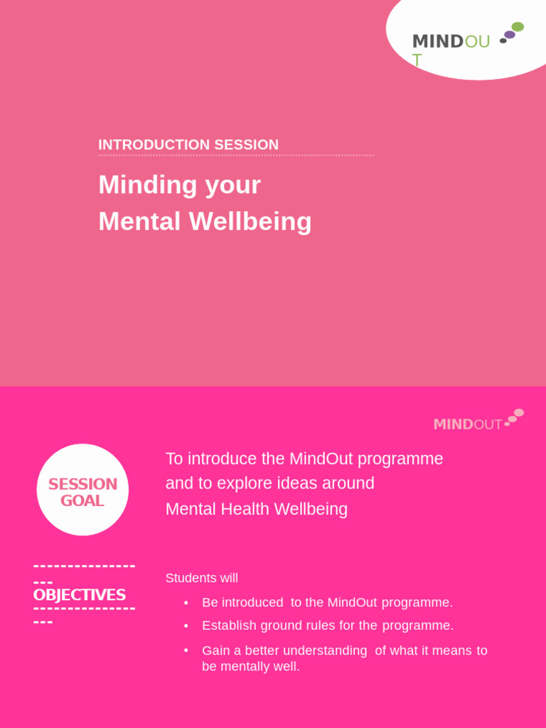MindOut: Enhancing Mental Wellbeing | PDF | Well Being | Cognition