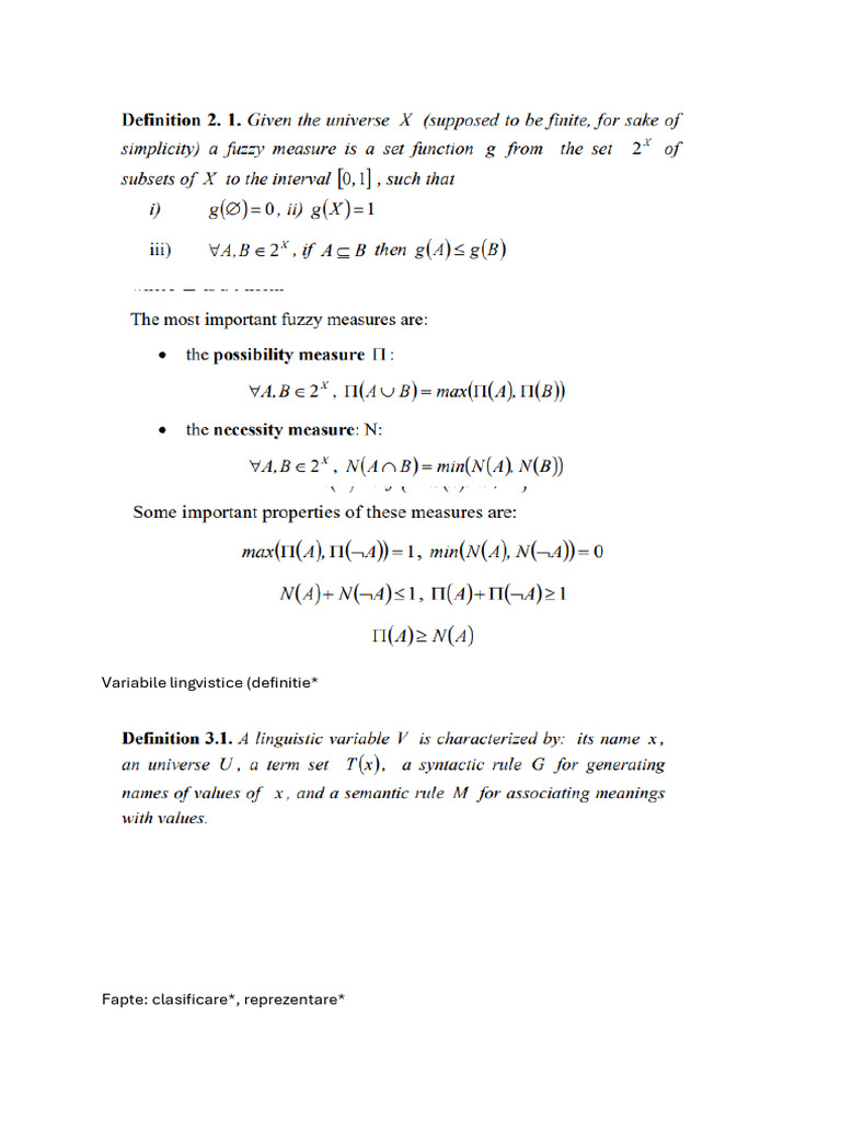 Multimi Fuzzy Definitie-3 | PDF