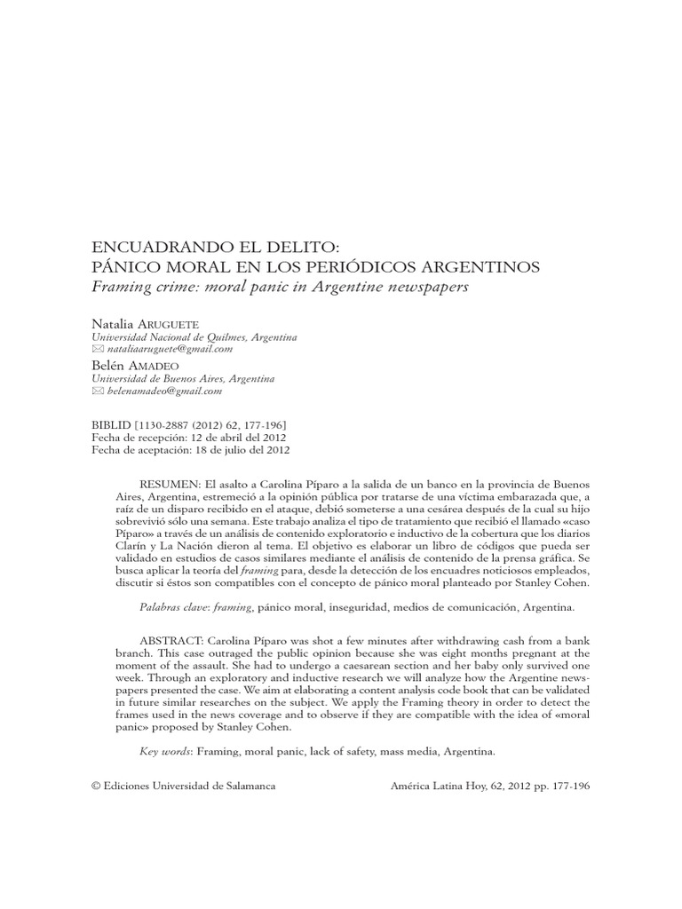 Aruguete y Amadeo | PDF | Victimologia