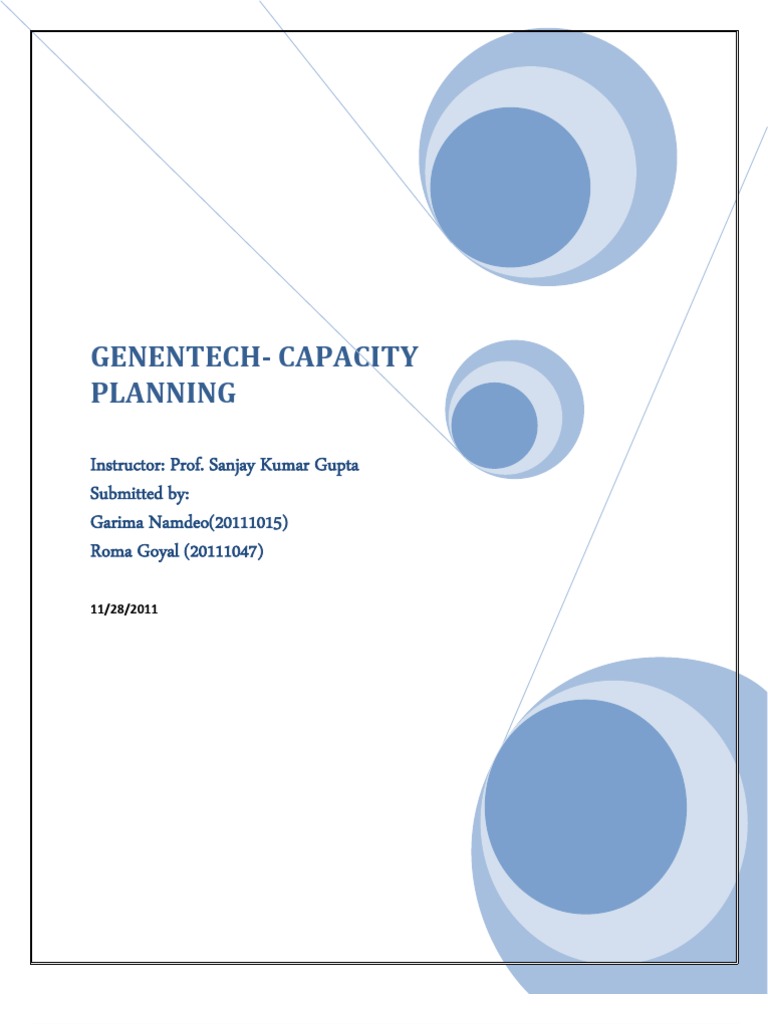 Final Genentech Report | PDF | Capital Structure | Employment