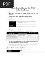 Beneficial Ownership Declaration Form - Bo1 Nganja Investments CC | PDF ...