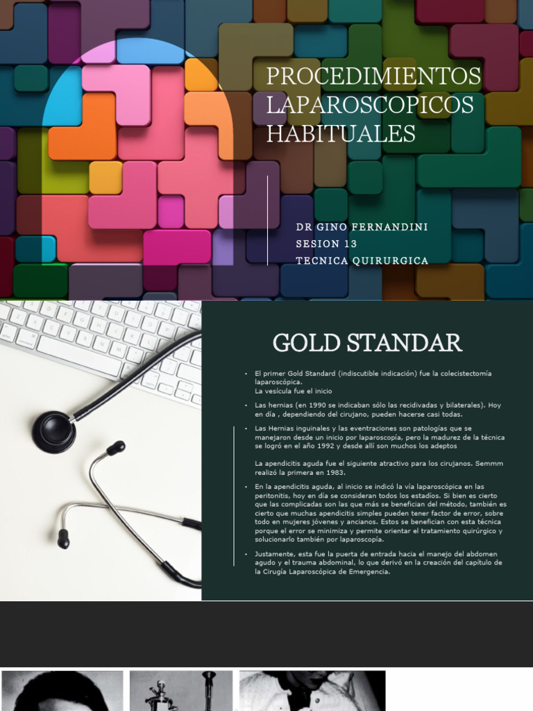 Procedimientos en Laparos | PDF | Especialidades Medicas ...