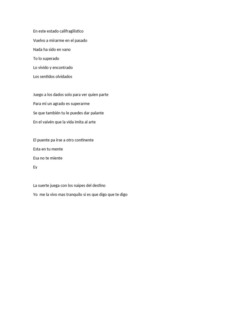 En Este Estado Califragilistico | PDF