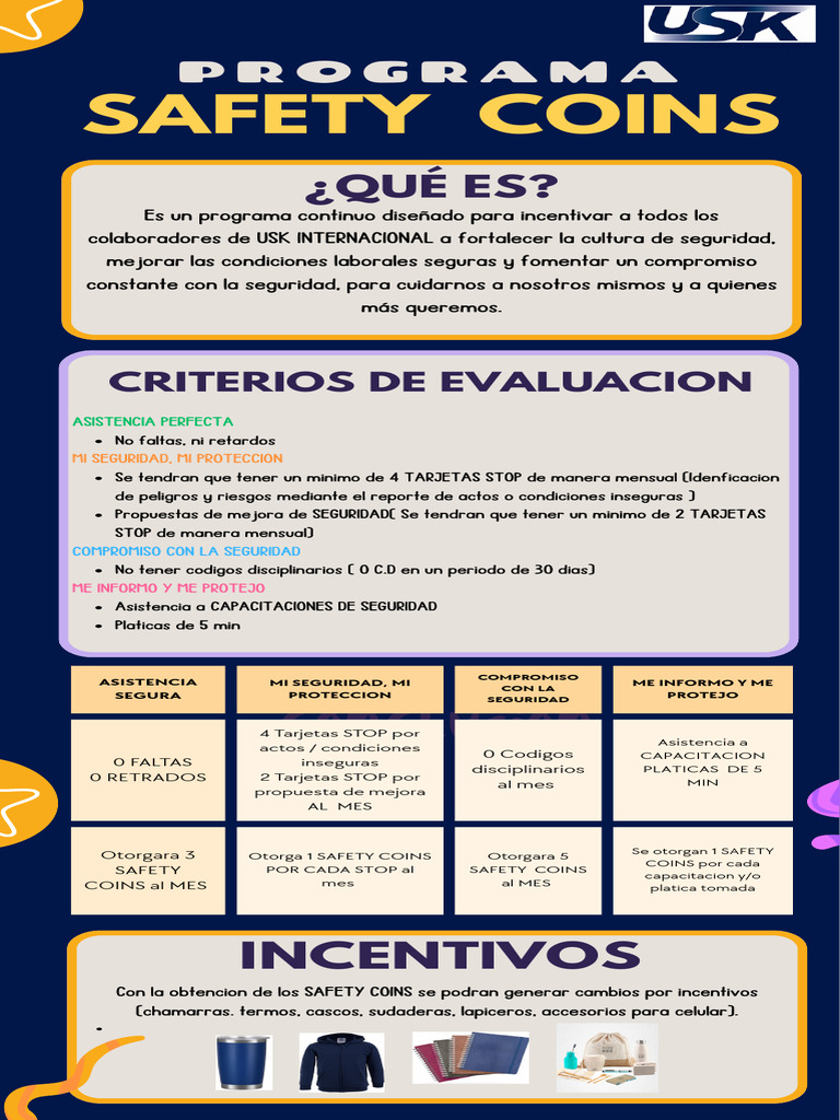 Programa de Incentivos Safety Coins | PDF