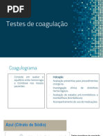 Coagulograma: Exames e Interpretação | PDF | Coagulação | Plaquetas ...