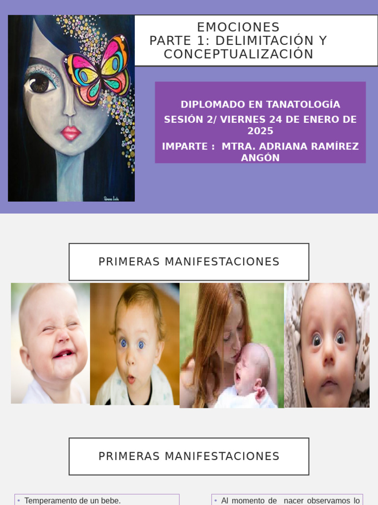 Sesion No 2 Emociones Pdf Las Emociones Temor