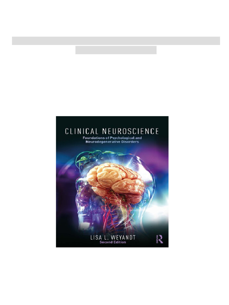 CLINICAL NEUROSCIENCE 2nd Edition Lisa L. Weyandt Download | PDF ...