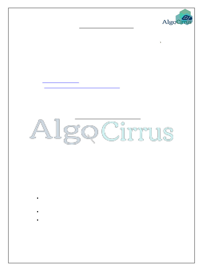 Salesforce Developer Trainee JD For Placement | PDF