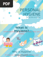 Essential Personal Hygiene Checklist | PDF | Hygiene | Toothbrush