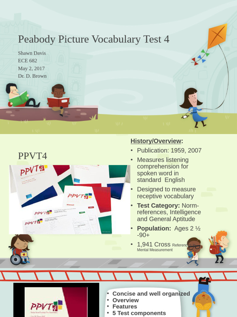 Davis Peabody Picture Vocabulary Test 4 | PDF | Vocabulary | Learning