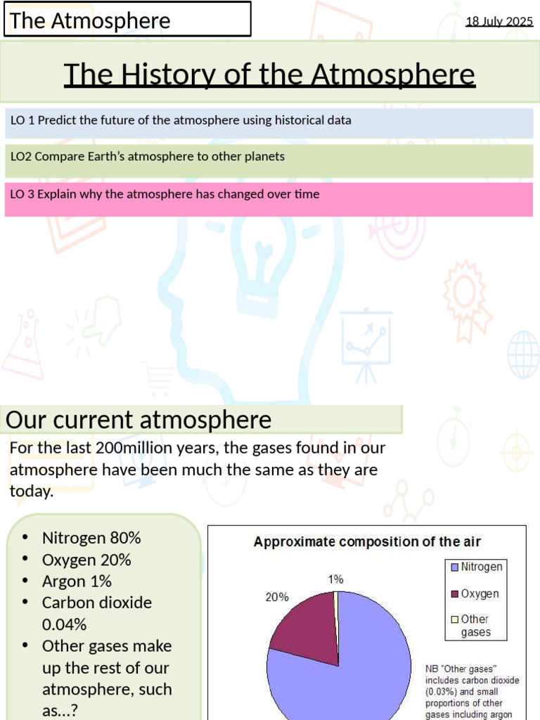 Development of The Earths Atmosphere | PDF | Atmosphere | Atmosphere Of ...