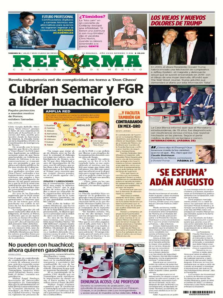 Reforma - 18 07 2025 | PDF