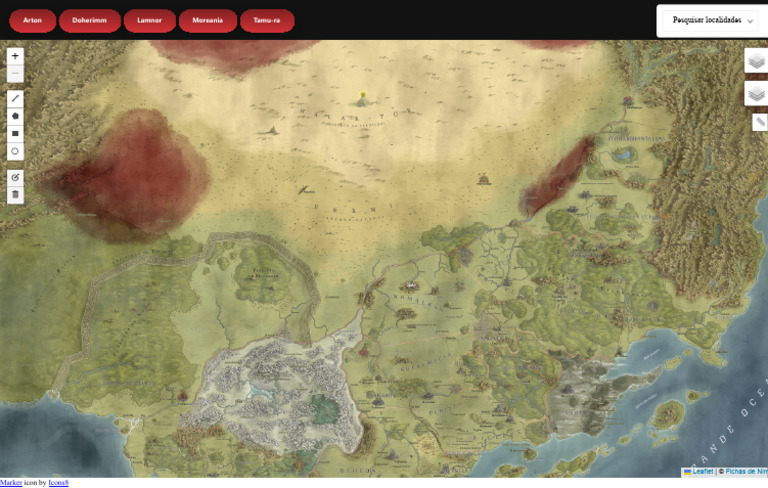 Mapa de Arton - Fichas de Nimb | PDF