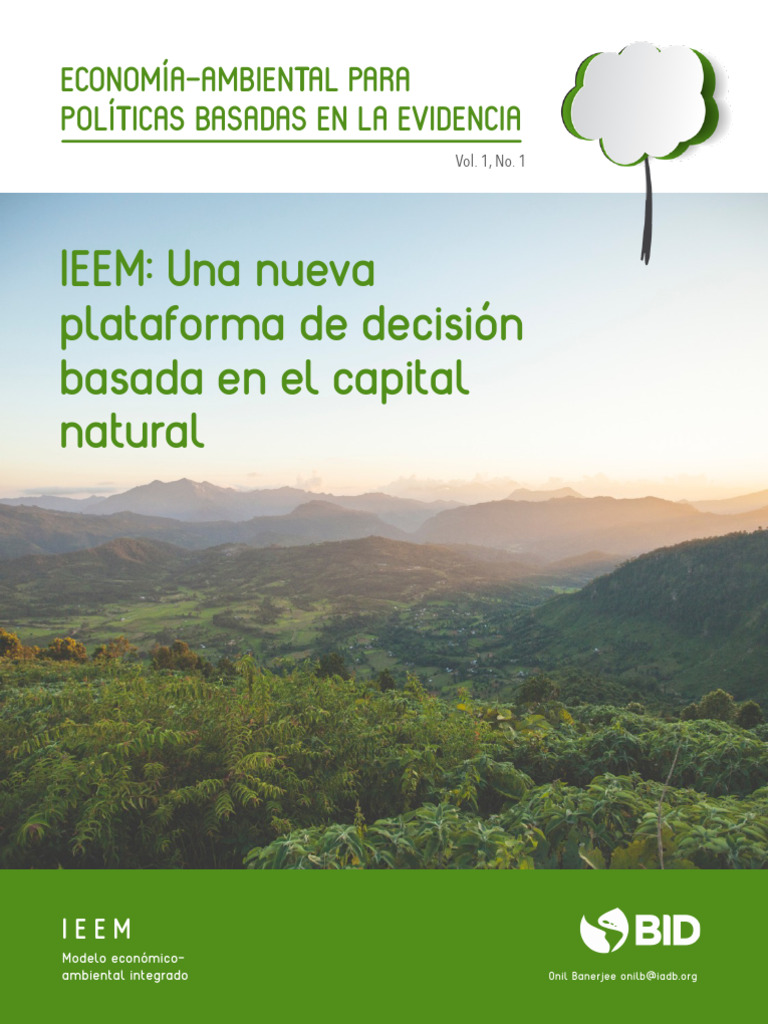 Economía Ambiental para Políticas Basadas en La Evidencia Vol 1 No 1 ...