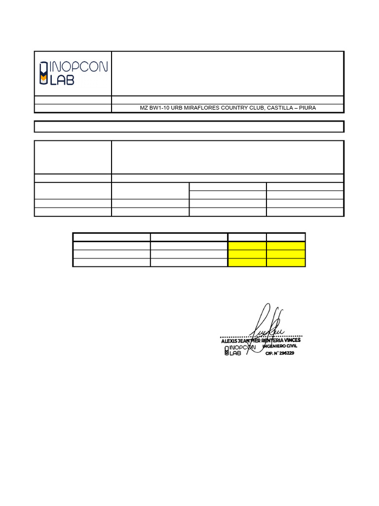 Análisis Químico de Suelos (Base y Sub-Base) | PDF | Ingeniería