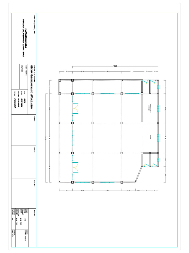 Sound Design Layout for Mihrab | PDF