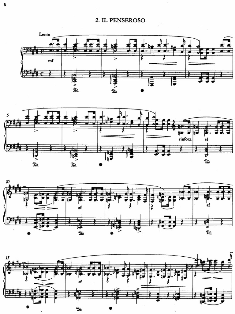 Liszt Il Penseroso | PDF