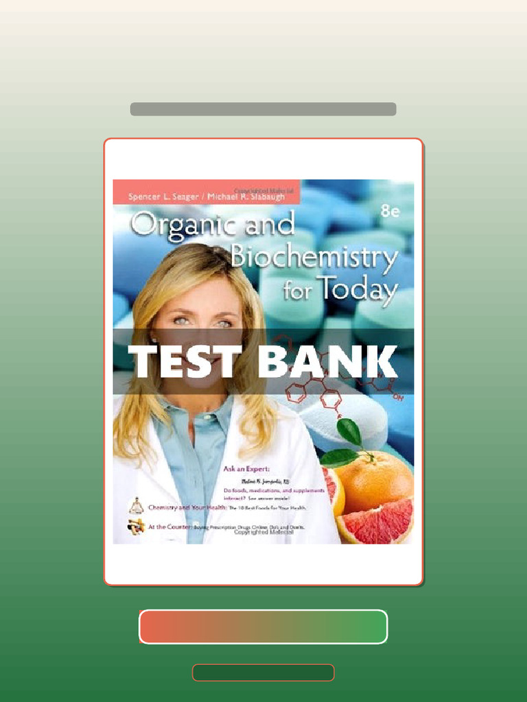 Organic and Biochemistry For Today 8 Ed Seager | PDF | Multiple Choice ...