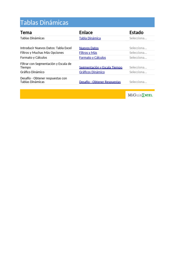 C9 Tablas+Dinámicas Inicio | PDF | Ingeniería Informática | Trabajo de oficina