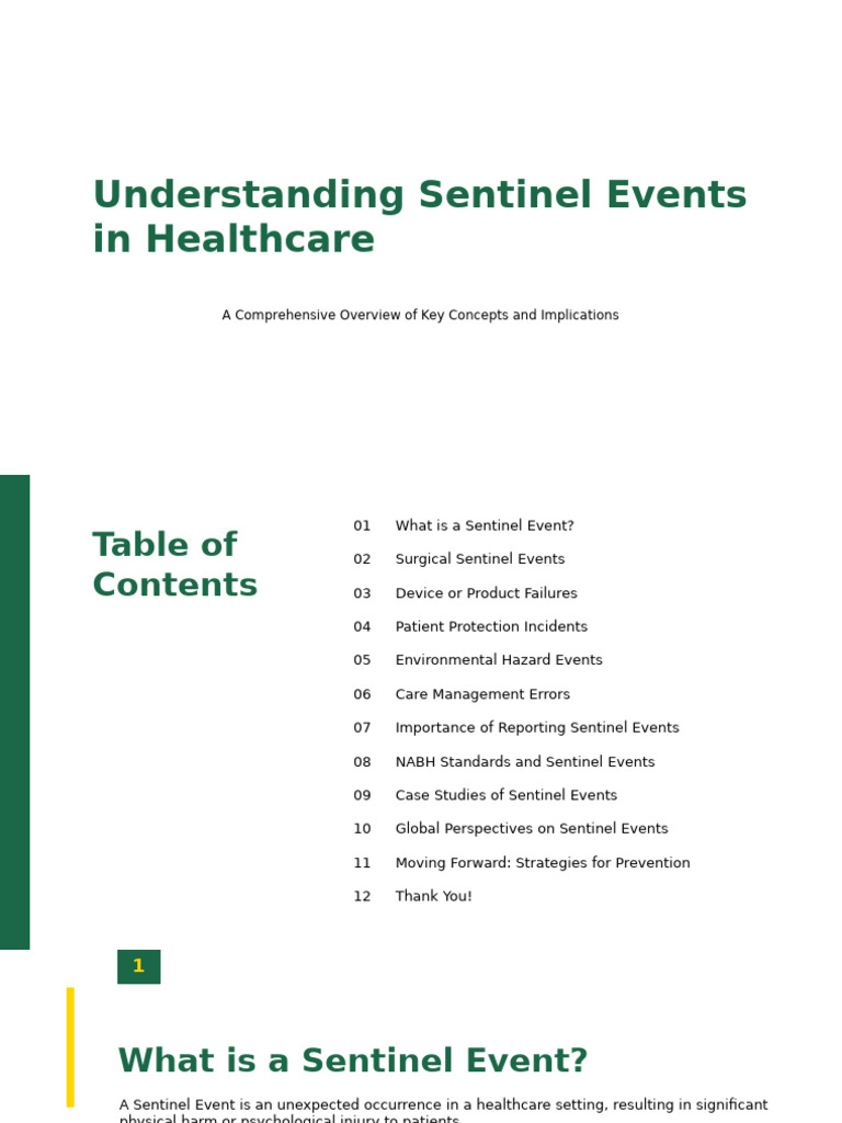 NABH Standards for Sentinel Events | PDF | Patient Safety | Health Care