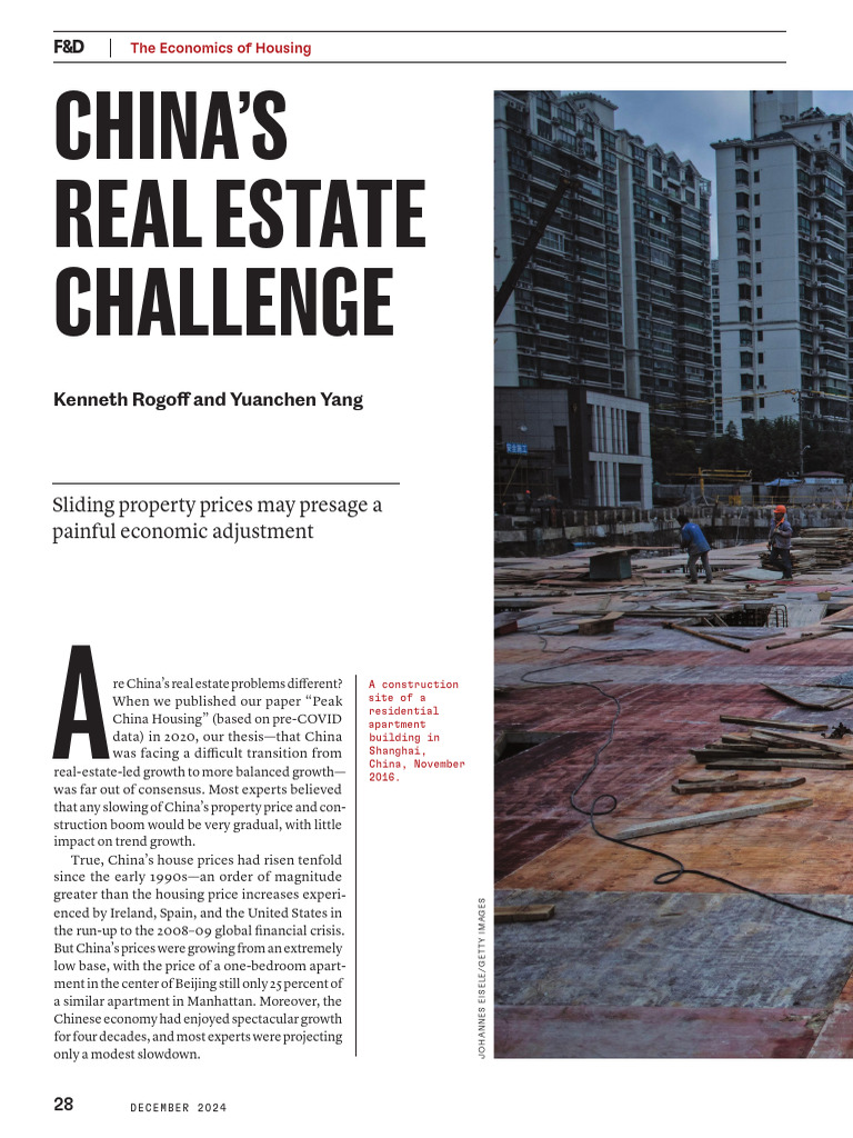 Chinas Real Estate Challenges-2024 | PDF | Financial Crises | China
