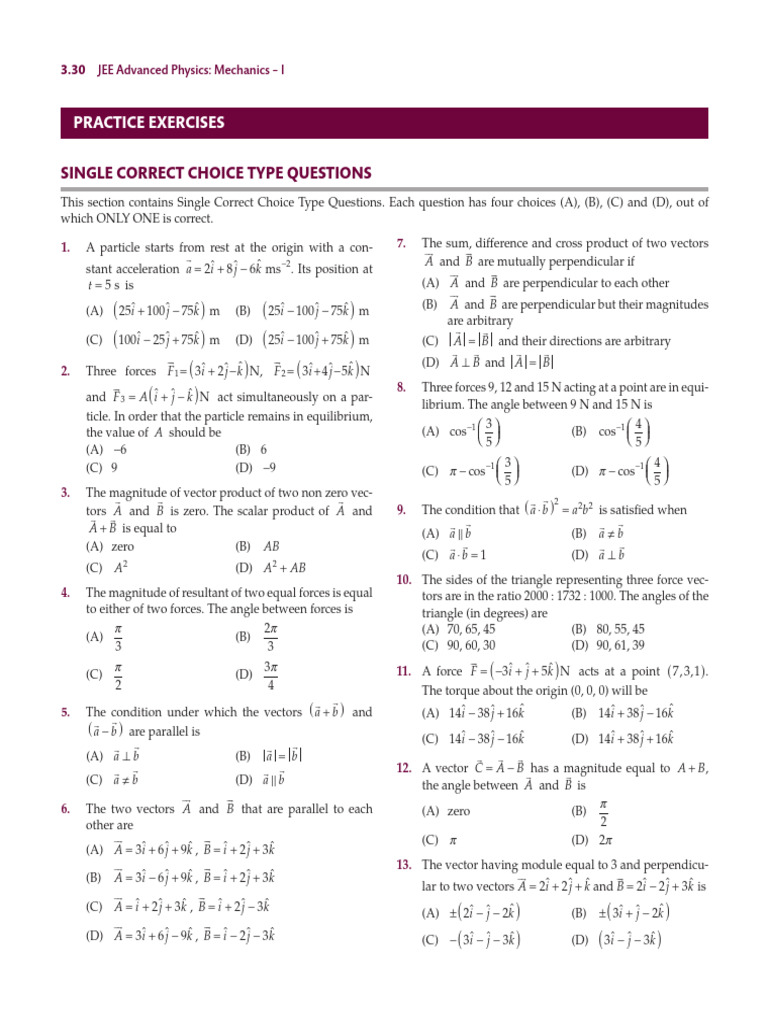 Mechanics 1 Rahul Sardana Compress | PDF | Rotation Around A Fixed Axis | Euclidean Vector