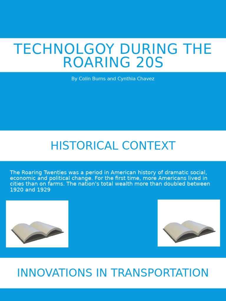 Technology During The Roaring 20s | PDF