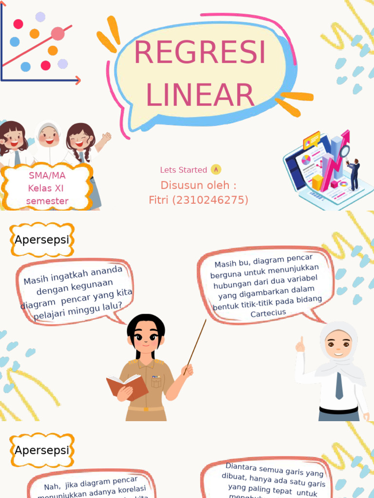 Panduan Regresi Linear untuk Siswa XI | PDF