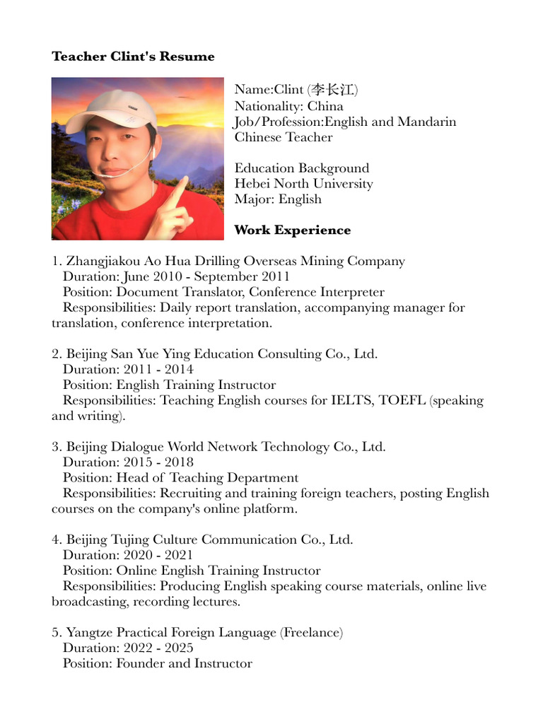 Clint's Resume | PDF