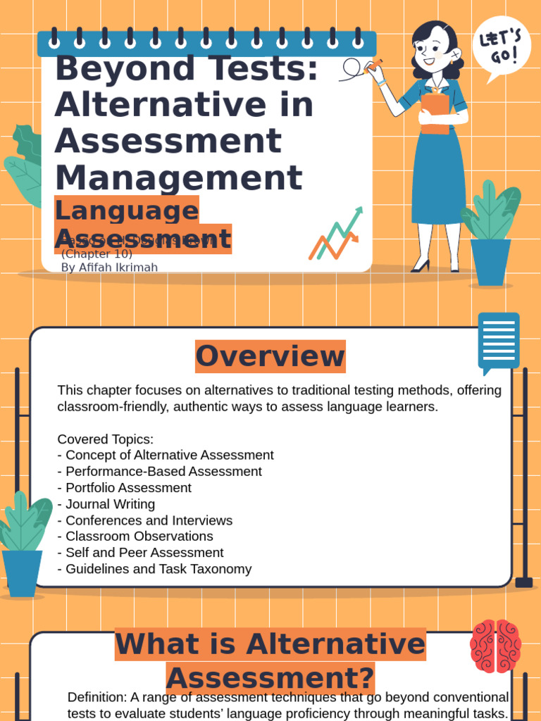 Beyond Testing Alternative in Assessment | PDF | Educational Assessment ...