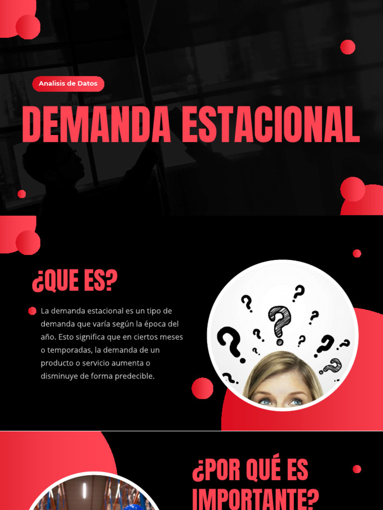 Demanda Estacional: Definición y Aplicaciones | PDF