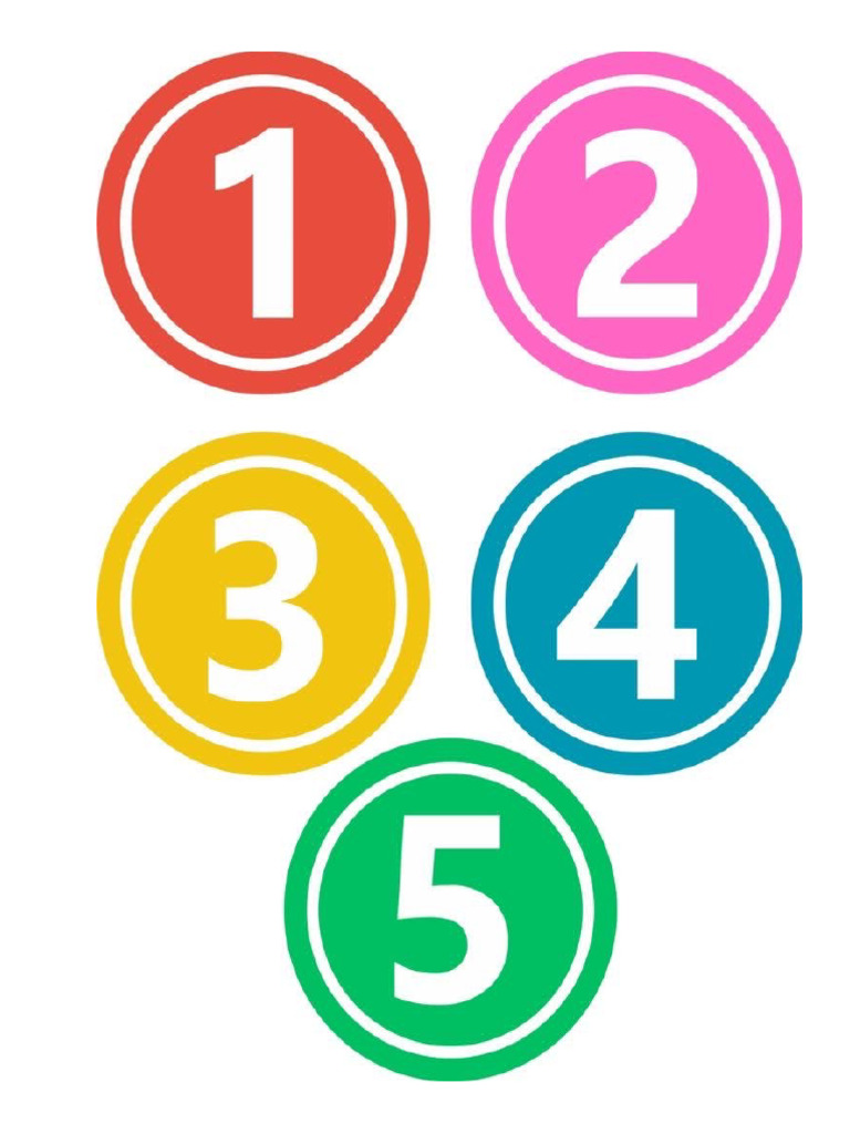 Numeros y Colores | PDF