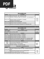 Cronogramas UADE | PDF