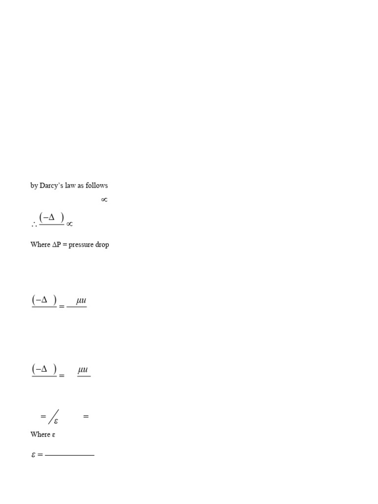 Fluid Flow in Packed Beds Explained | PDF | Reynolds Number | Pressure