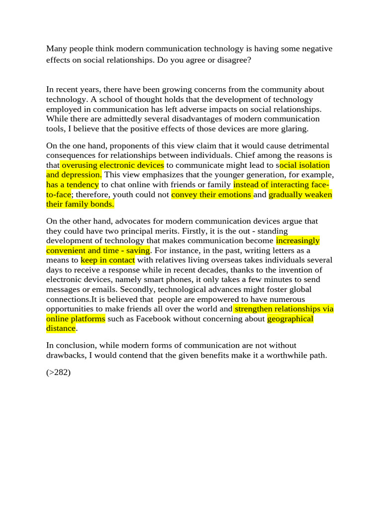TASK 2 Communication Technology | PDF